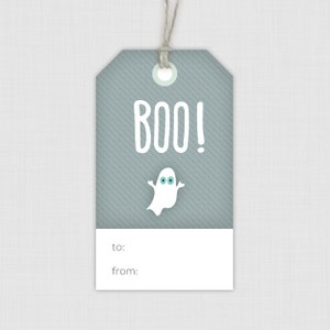 Instant Download Printable Halloween Gift Tags - Set of 8 Happy ...