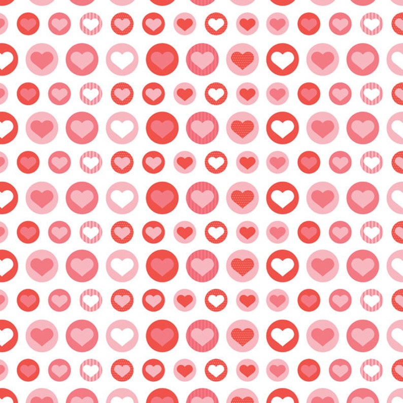Valentine Digital Paper - Printable Paper for Valentine's Day ...