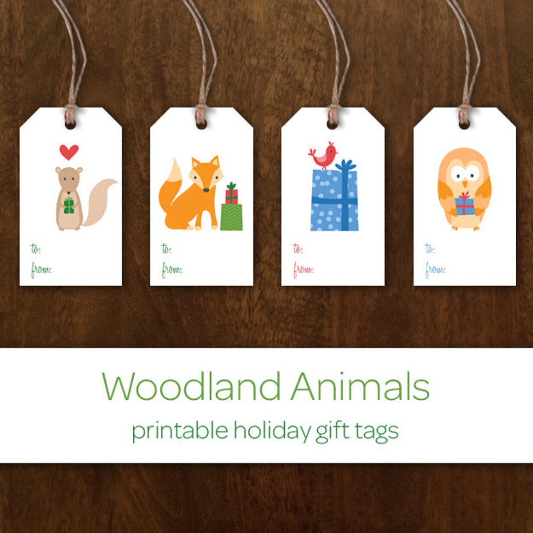 Printable Holiday Gift Tags - Instant Download Christmas Gift Tags ...
