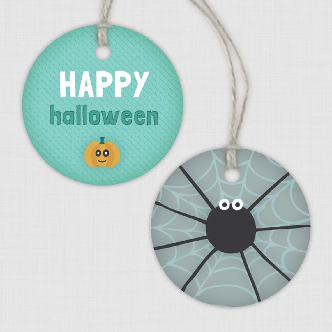 Instant Download Printable Halloween Gift Tags - Set of 8 Happy ...