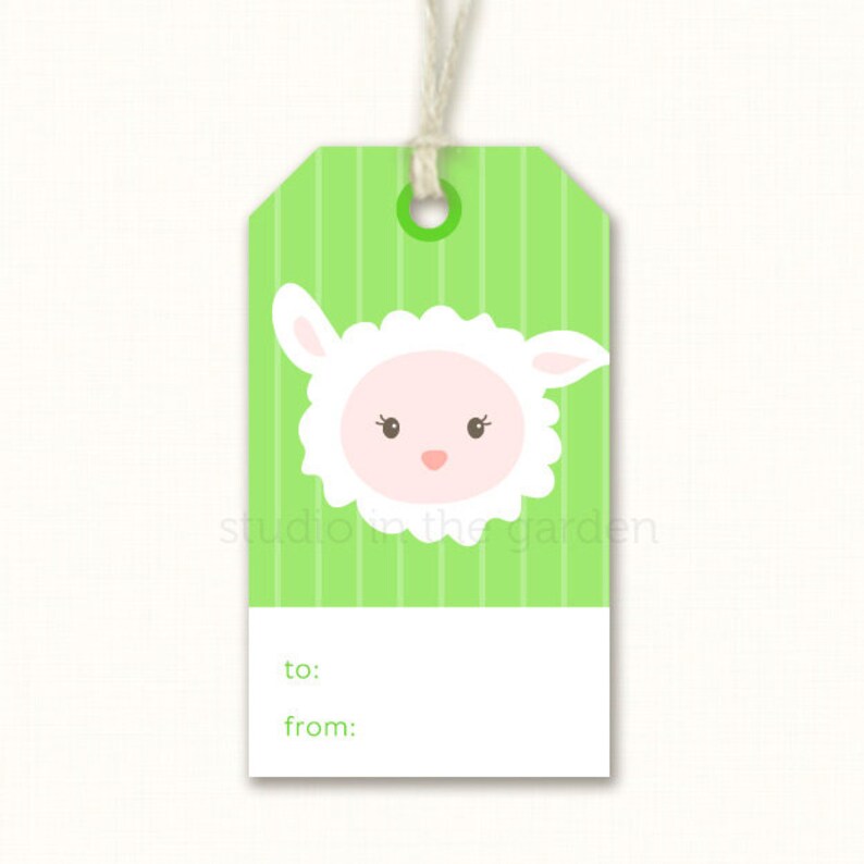 Instant Download Easter Gift Tags Baby Animals Printable Gift Labels ...