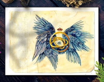 Printable Wall Art, Seraphim, Biblical Angel, Christian Artwork ...