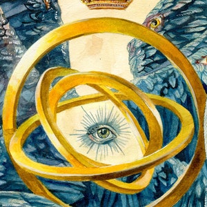 Seraphim Art Print, Angel Poster - Etsy