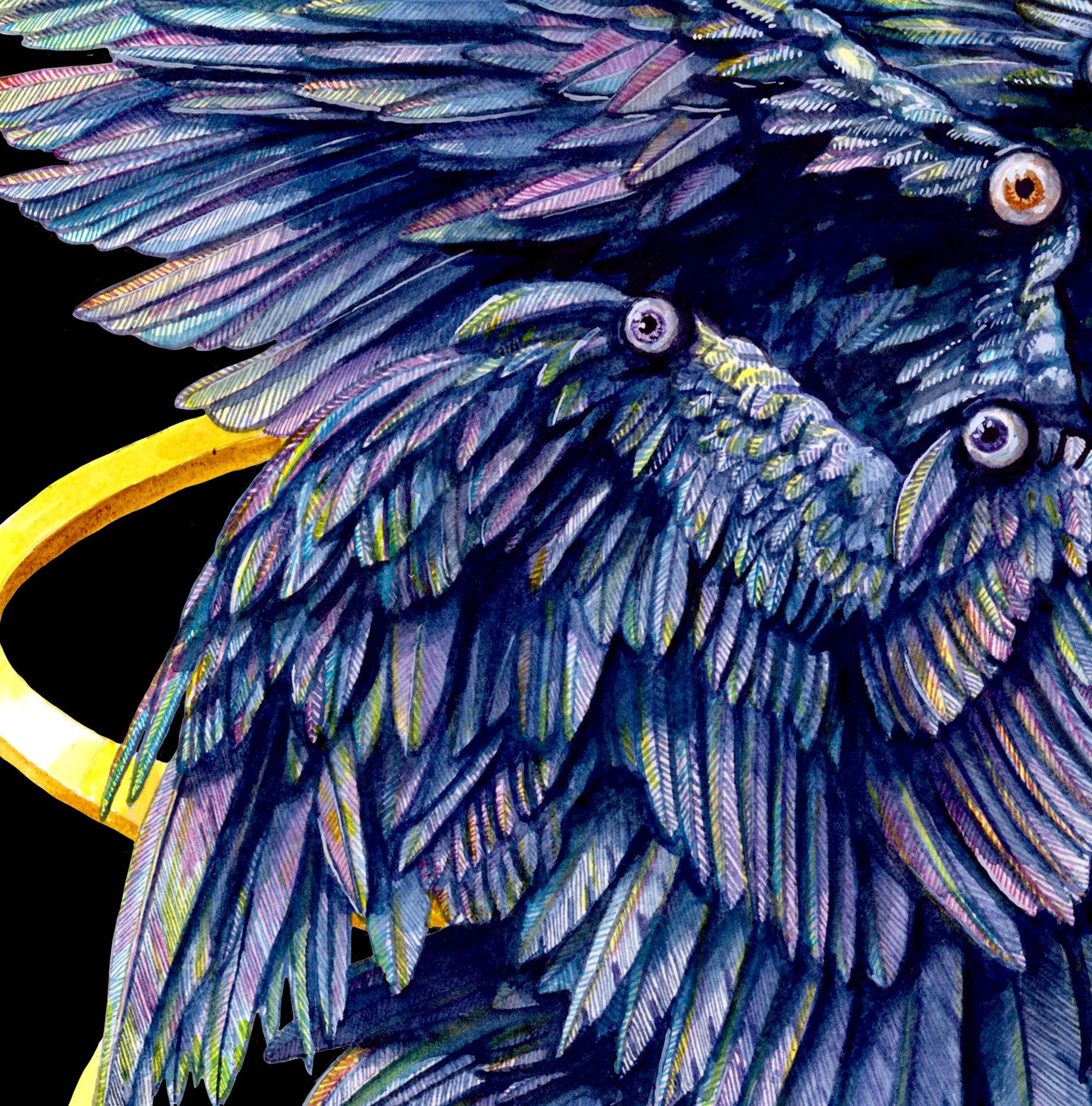 Seraphim Art Print, Angel Poster - Etsy