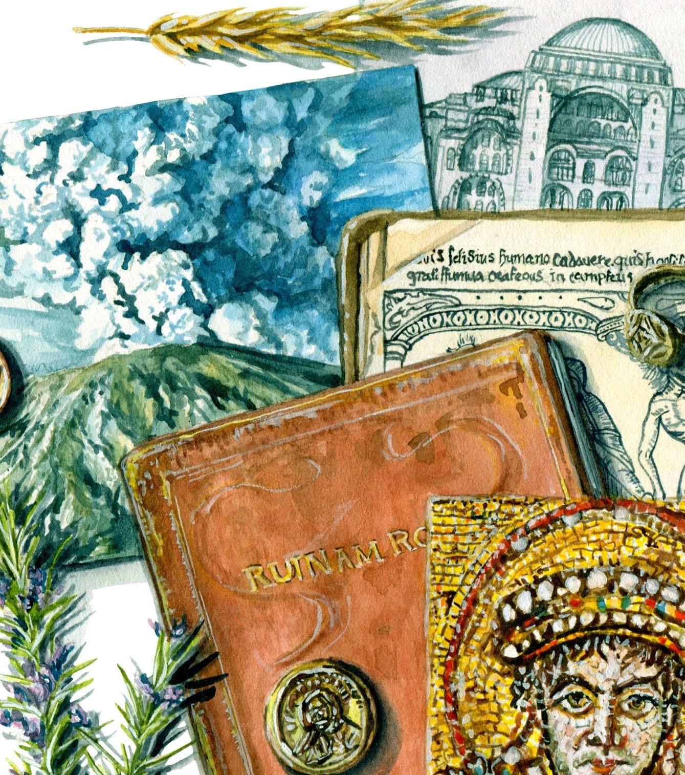 Medieval History Art Print, Year 536 AD Poster - Etsy