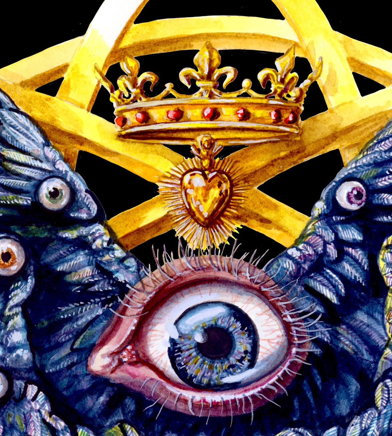 Seraphim Art Print, Angel Poster - Etsy