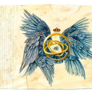 Seraphim Art Print, Angel Poster - Etsy