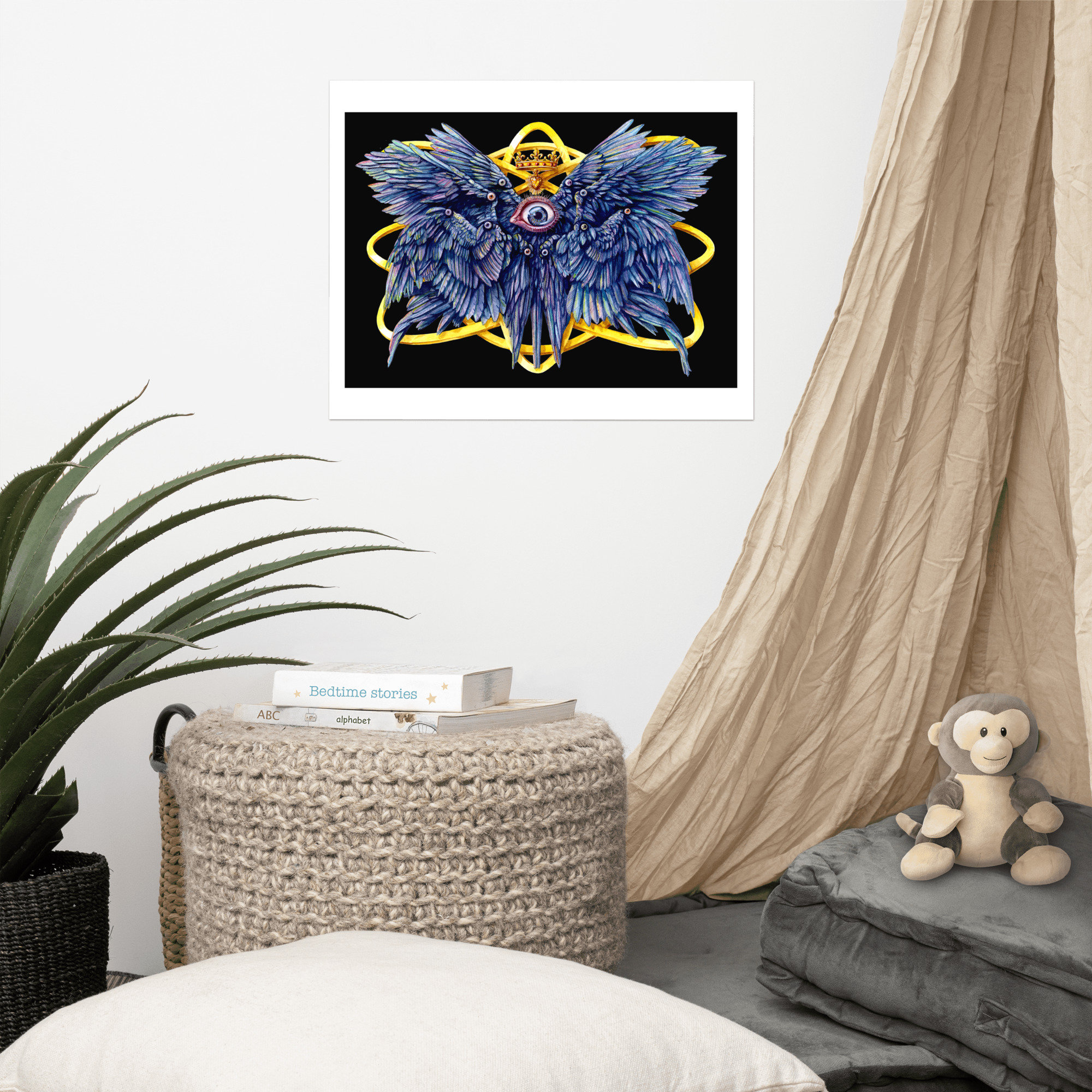 Seraphim Art Print, Angel Poster - Etsy