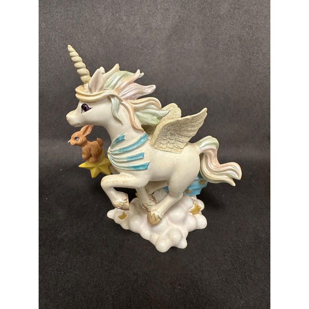 Hamilton Collection Rainbow Dreams CHASING A DREAM Unicorn Figurine - Etsy
