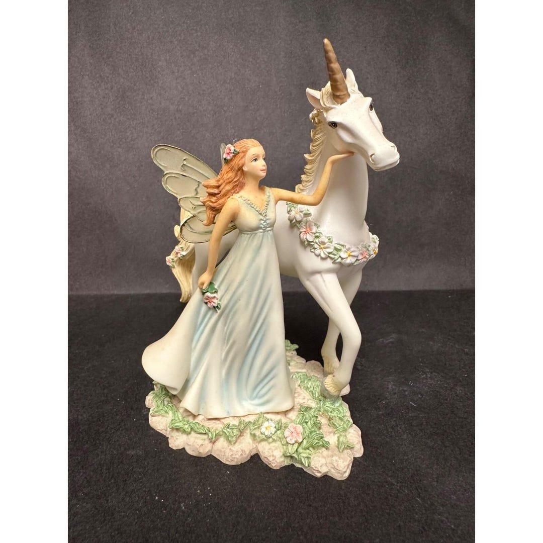 Messenger of Hope Resin Unicorn Figurine Special Messages Hamilton ...