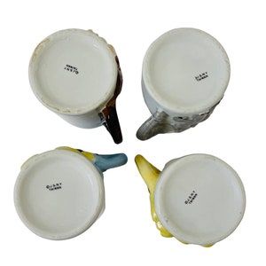 JSNY Vintage Zoo Animal Mugs. Set of 4 - Etsy