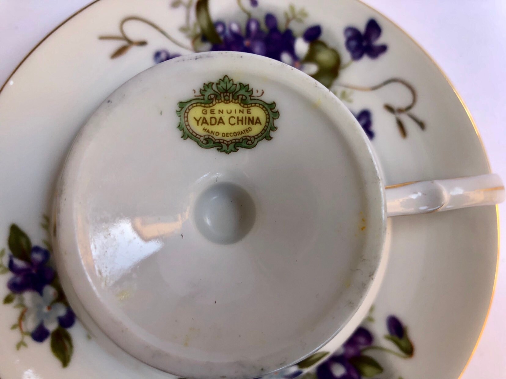 Yada China Tea Cup and Saucer - Etsy
