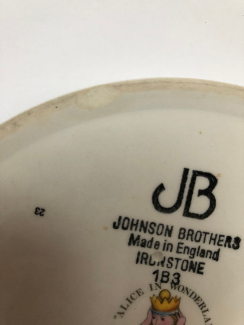 Johnson Brothers Alice in Wonderland Children’s Bowl - Etsy