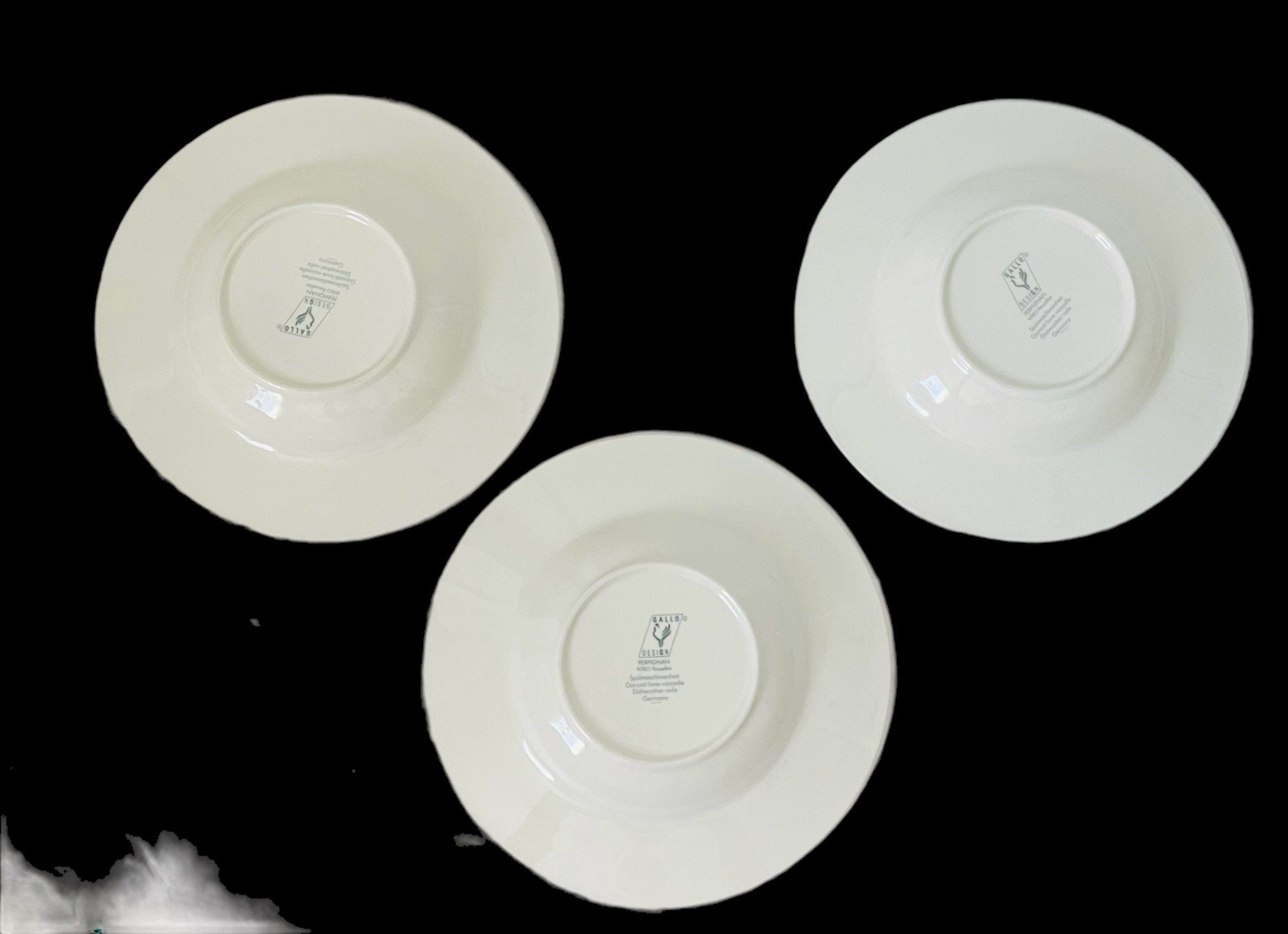 Villeroy & Boch Gallo PERPIGNAN Porcelain Soup Pasta Bowl Blue Yellow ...