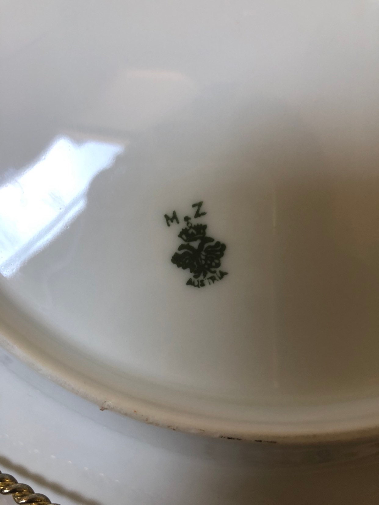 Set of 2 European Floral Dinner Plates - Etsy