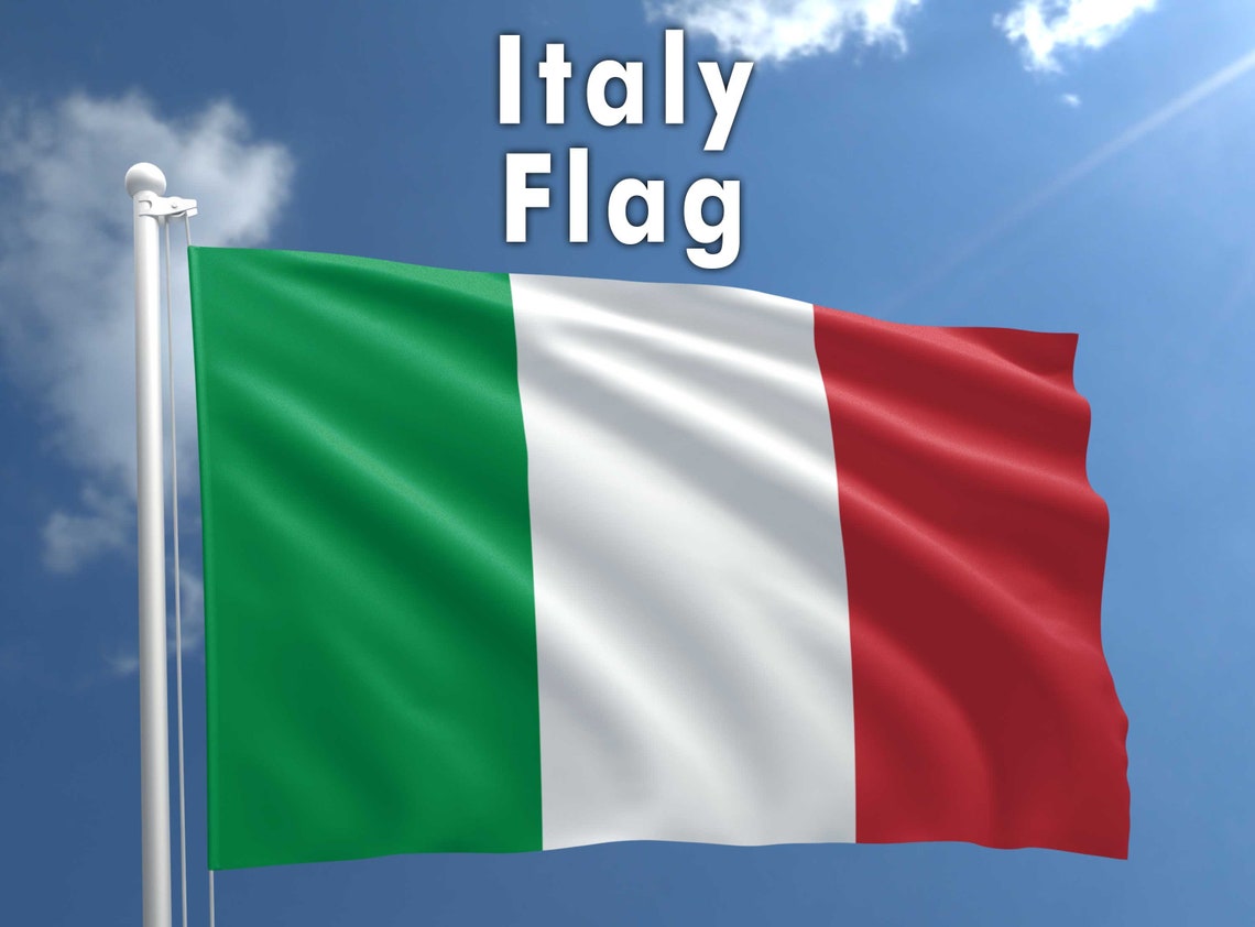 Italy Flag Flying Flag Wedding Boat Flag Design - Etsy