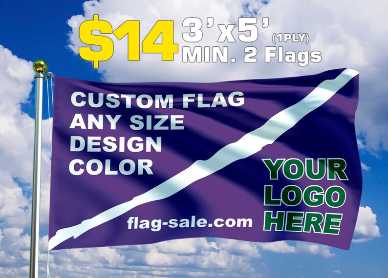 Custom Flag Designs House Divided College Team Flag - Etsy