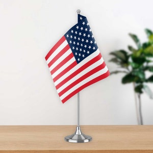 Custom Desk Flag Set Personalized Design on Table Flag Customized ...