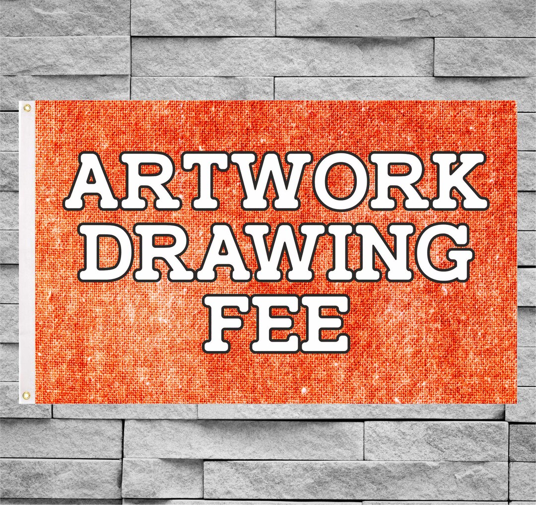 Artwork Drawing Service, Custom Flag Image Redraw Fee NOTE, This is Not ...