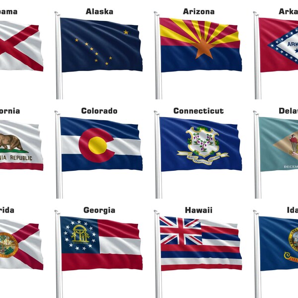 State Flags - Etsy