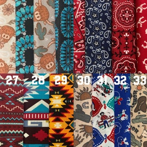 Western Fabric Pacifier Clip: Handmade 10" Baby Soother - Etsy