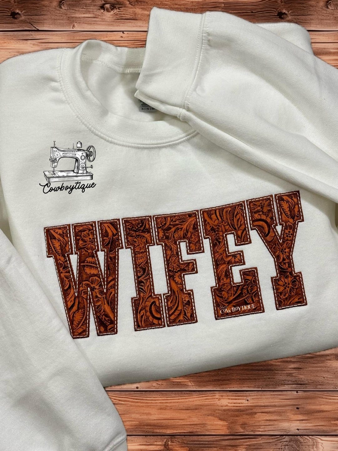 Custom Word Shirt | Faux Tooled | Embroidered | Punchy - Etsy