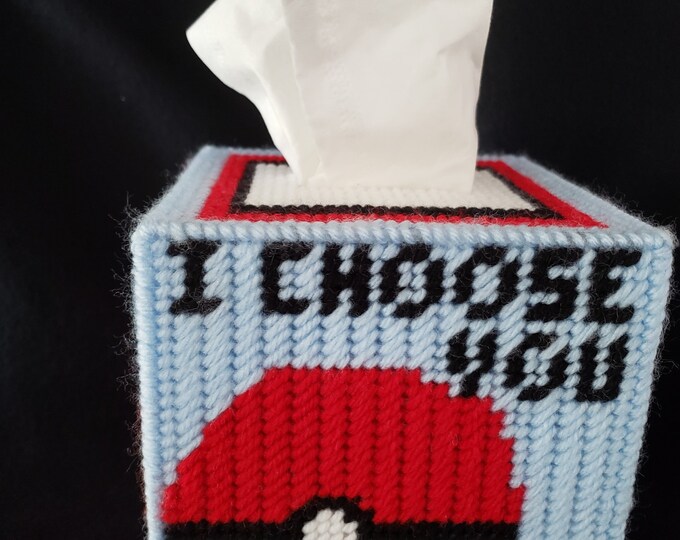 PDF Pattern Only - Pokemon Plastic Canvas Tissue Box Cover (instant ...