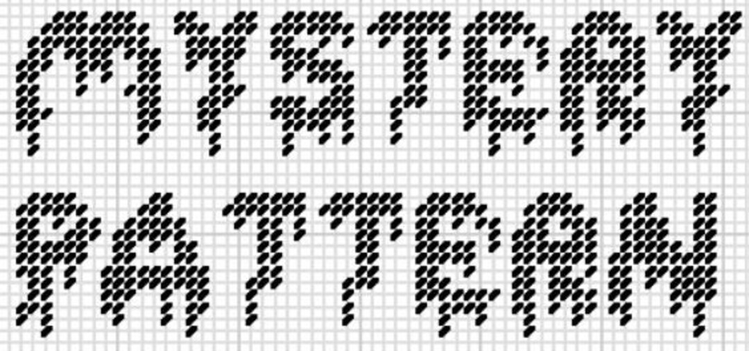 Mystery Pattern 2 Plastic Canvas PDF Pattern Only Instant Download this ...