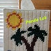 Palm Tree and Dolphins Plastic Canvas Tissue Box Cover PDF Pattern Only ...