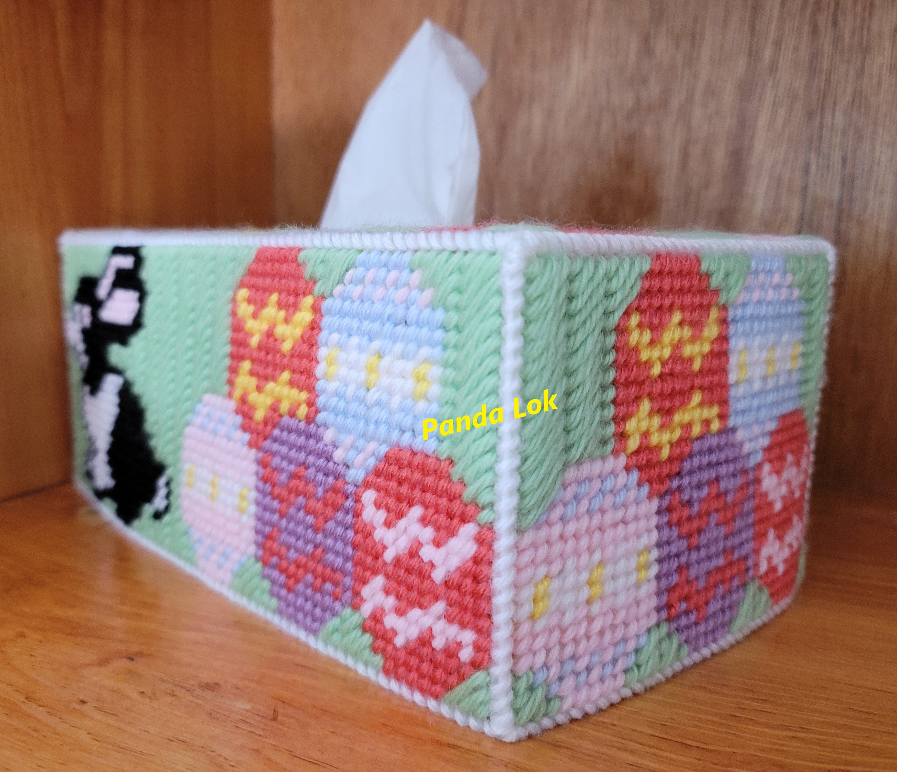 Easter Bunny and Eggs Plastic Canvas Tissue Box Cover PDF Pattern Only ...