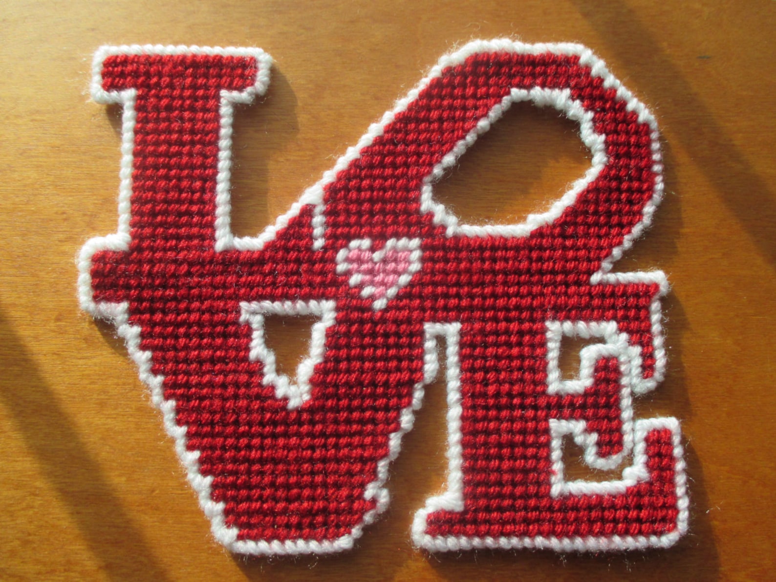 Valentine's Day Love Plastic Canvas PDF Pattern Only - Instant Download ...