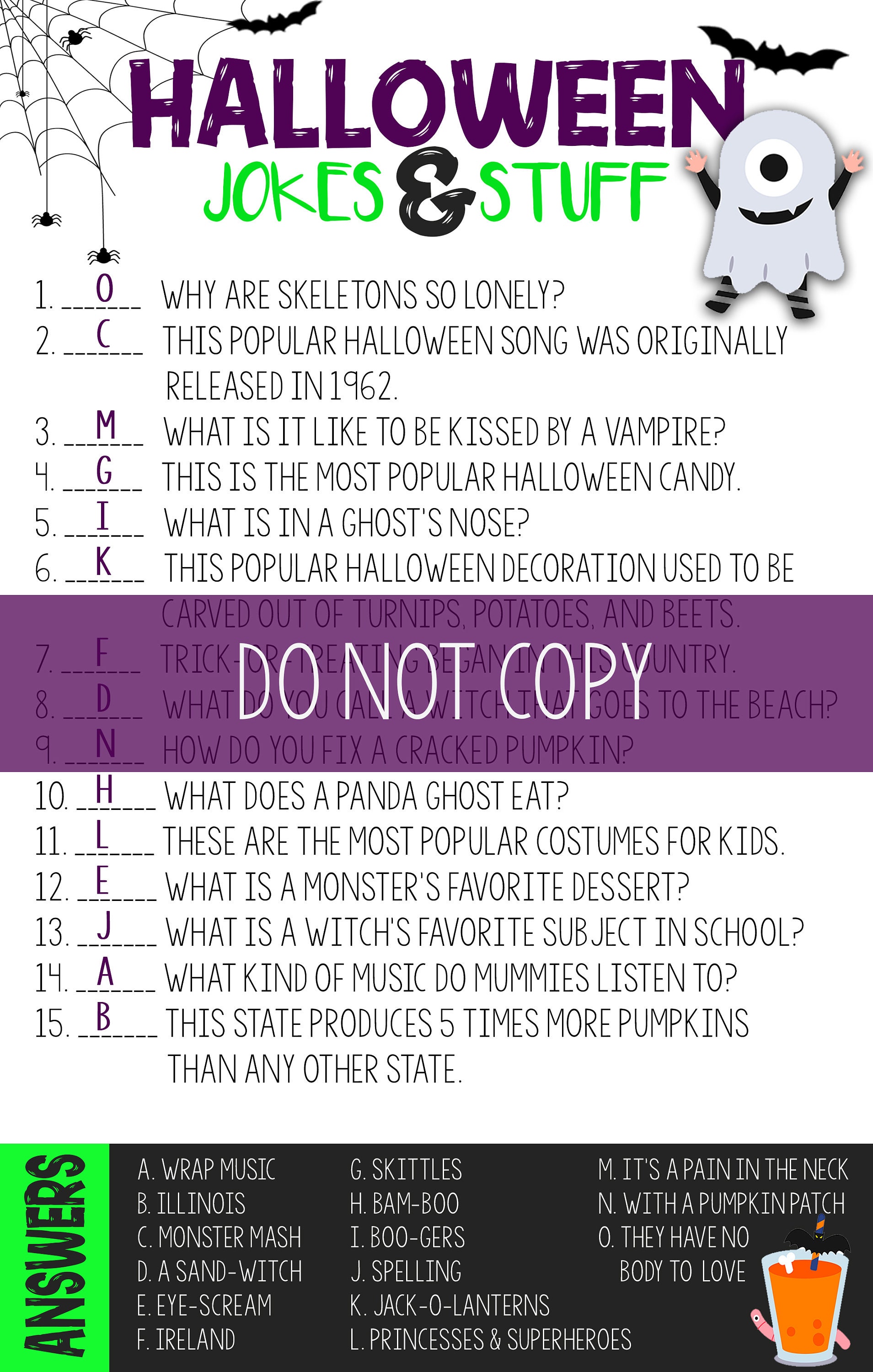 Pack of Holiday Class Party games jokes and fun trivia | Etsy