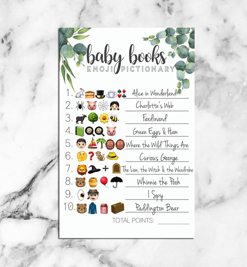 Baby Shower Emoji Pictionary Game With Answer Key Etsy Baby Shower Emoji Pictionary Game With Answer Key Etsy