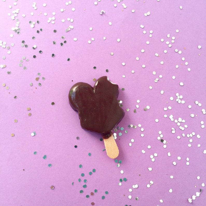 MADE TO ORDER Mickey Ice Cream Bar Lapel Pin Handmade Mini | Etsy