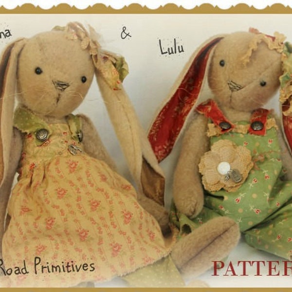 Bunny Sewing Pattern - Etsy
