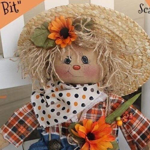 Primitive Scarecrow Doll Pattern Pipa the Lil' Peep Fall - Etsy