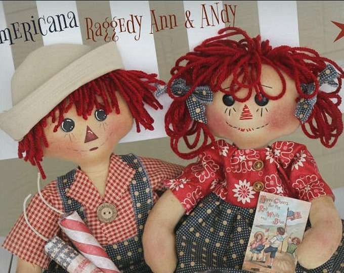 RP321E - Old Abby Ann, 24" PDF Raggedy Ann Cloth Doll Pattern by ...