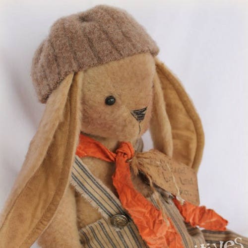 Primitive Bunny Rabbit Pattern Simple Simon Bunny PDF Sewing - Etsy