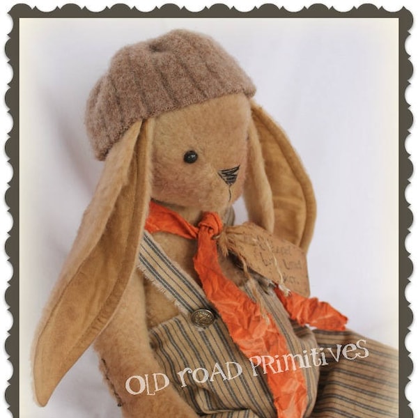Primitive Rabbit Patterns - Etsy