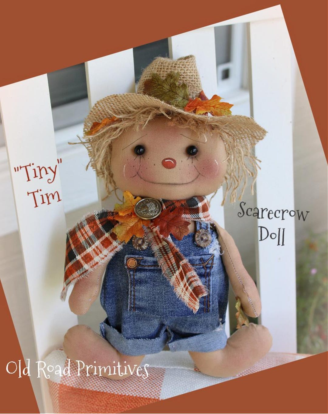 NEW PATTERN Primitive Scarecrow Digital Fall Pattern Tiny Tim Lil ...