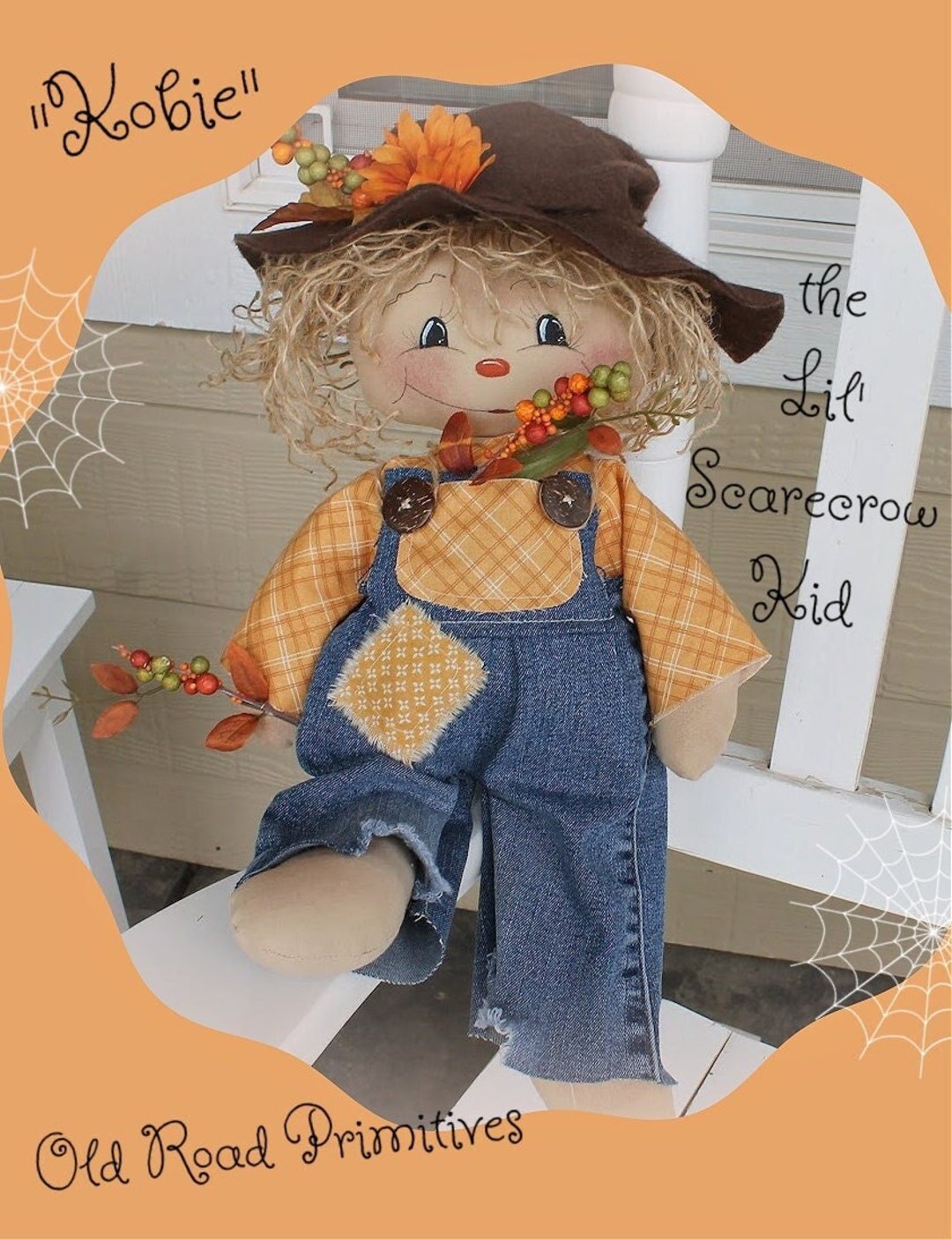Primitive Scarecrow Pattern Kobie Scarecrow PDF Fall Sewing Pattern - Etsy