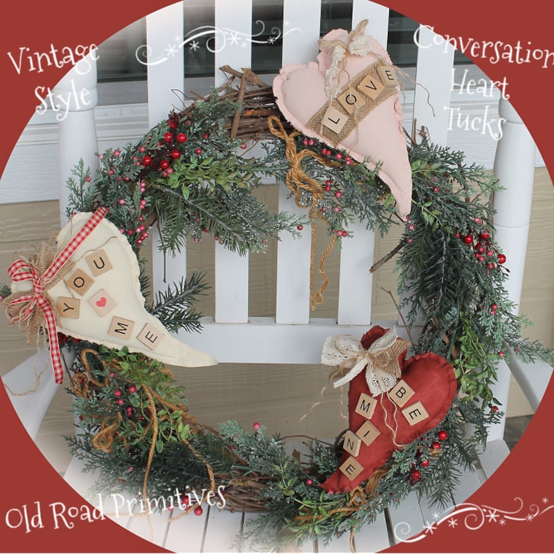 Primitive Valentine Decor - Etsy