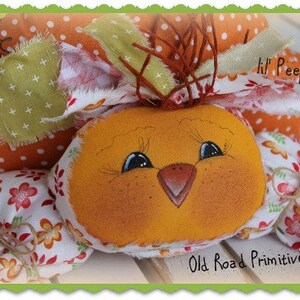 Chick Hen Pattern Easter Pattern Oopsy Doopsy Lil' Peep Fallen Chick Pattern Sewing PDF Craft ...