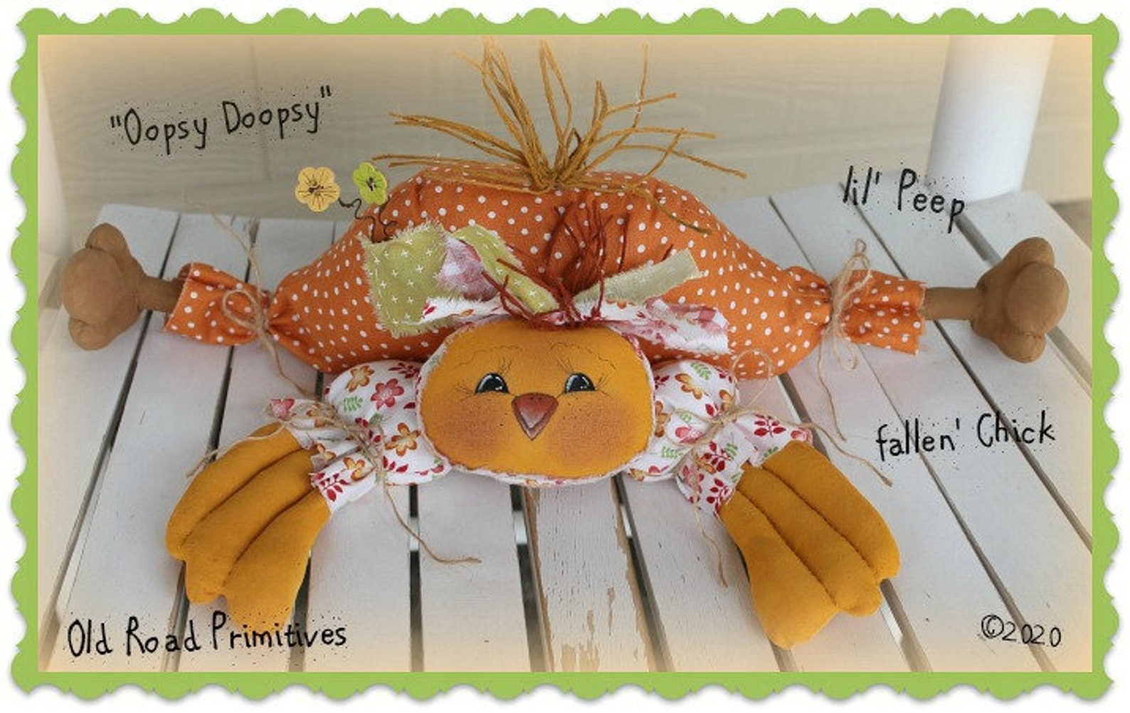 Chick Hen Pattern Easter Pattern Oopsy Doopsy Lil' Peep - Etsy