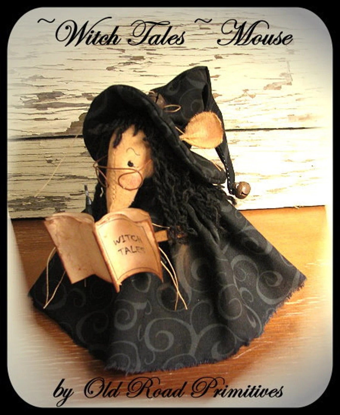 Primitive Witch Mouse Pattern Witch Tales Mouse Fall Halloween PDF ...