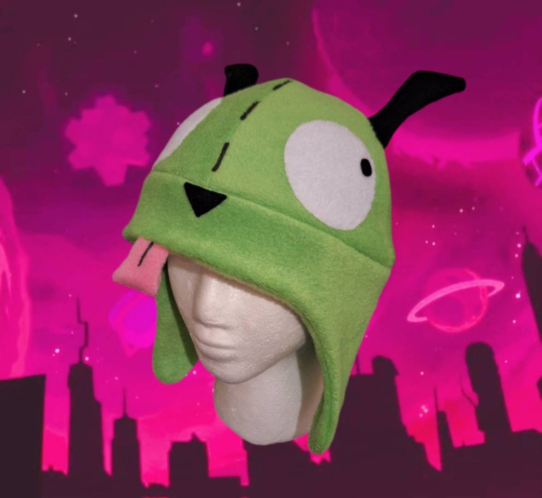 Gir Fleece Hat Invader Zim (MADE TO ORDER) - Etsy