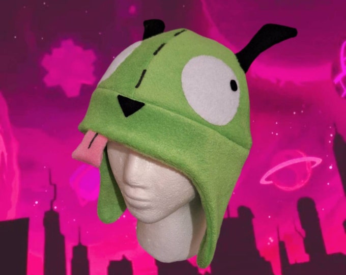 Gir Fleece Hat Invader Zim (MADE TO ORDER) - Etsy