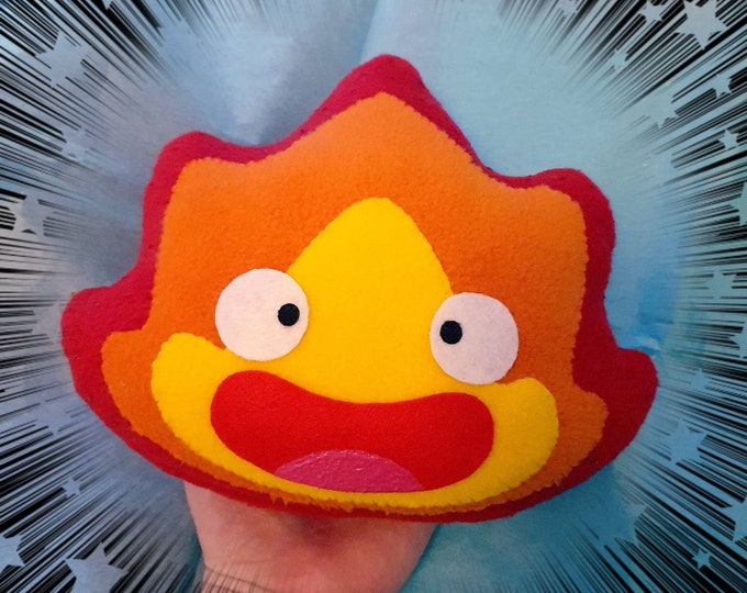 Calcifer Plush (MADE TO ORDER) - Etsy UK