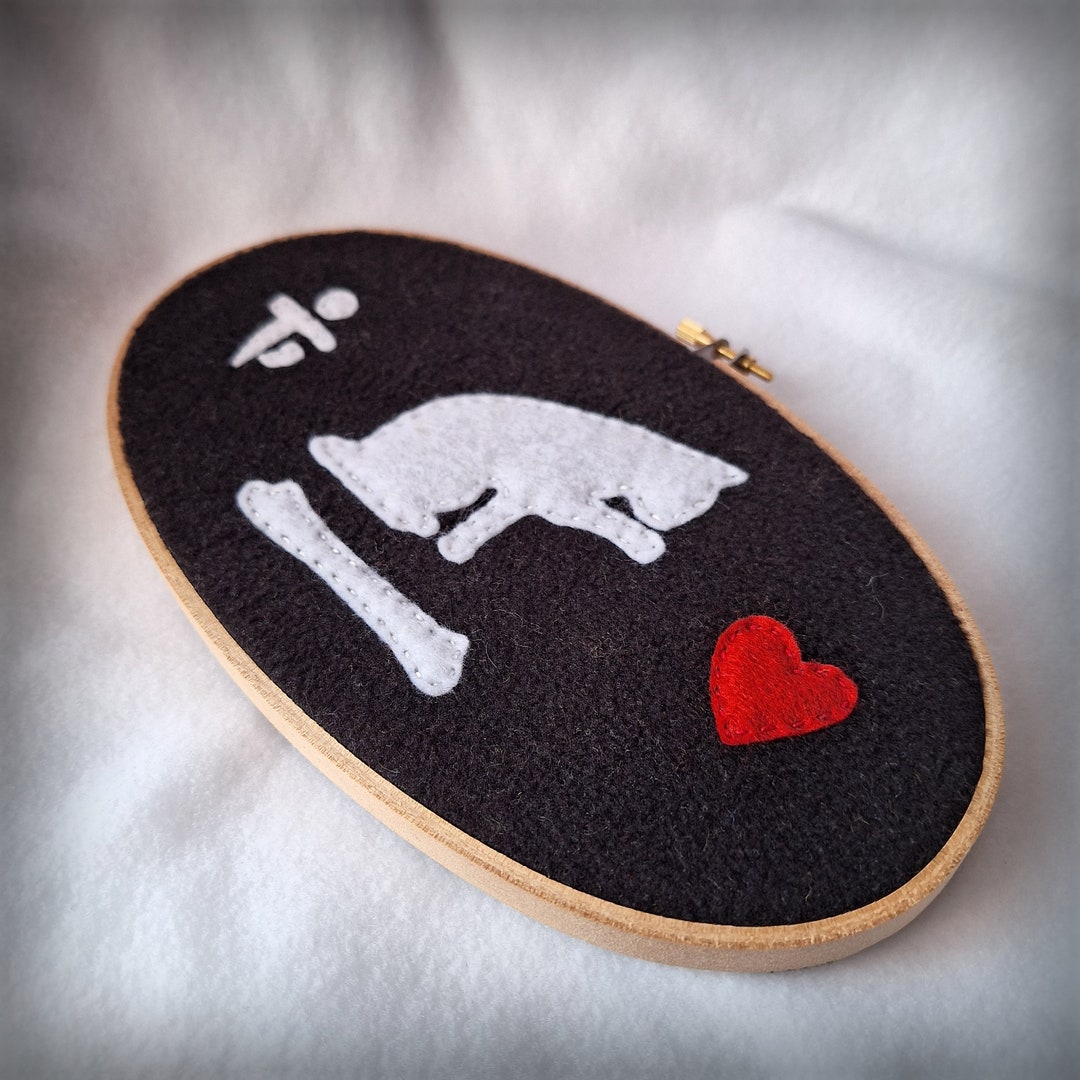 Our Flag Means Death Cat Flag Embroidery Hoop Art - Etsy