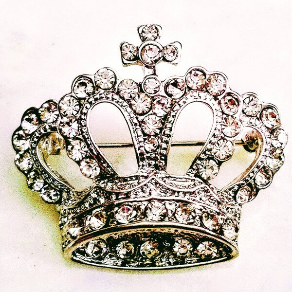 Crown Pin - Etsy